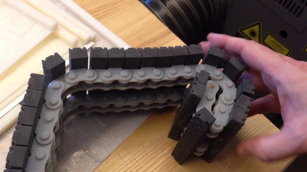 Astonishing Tank Tread and Chain - YouTube