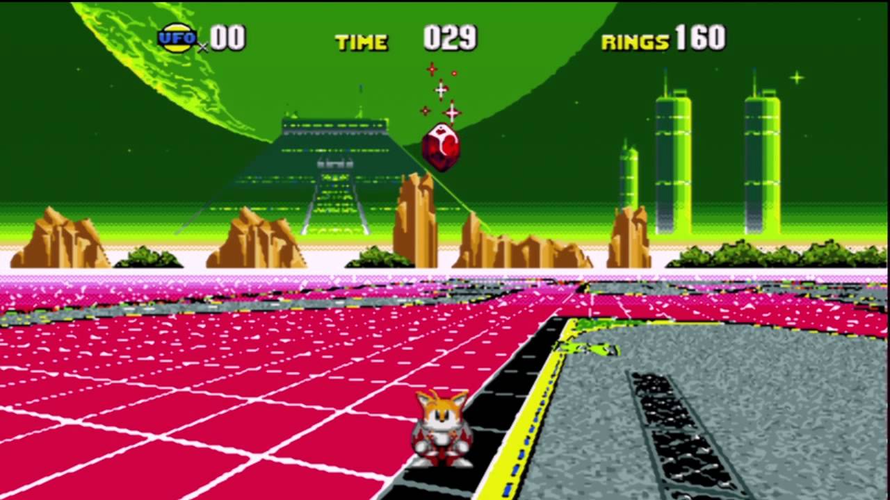 Sonic CD (Tails Run) (Sega CD/PS3) Gameplay Part 4 (Quartz Quadrant ...