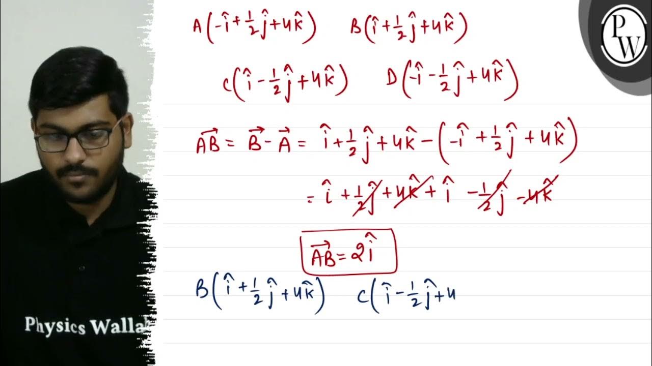 Area of a rectangle having vertices A, B, C and D with position vec... - YouTube