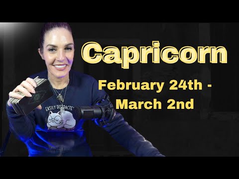 Capricorn ♑"A Battle of Wills" 🙎🏻 February 24th - March 2nd Tarot ...