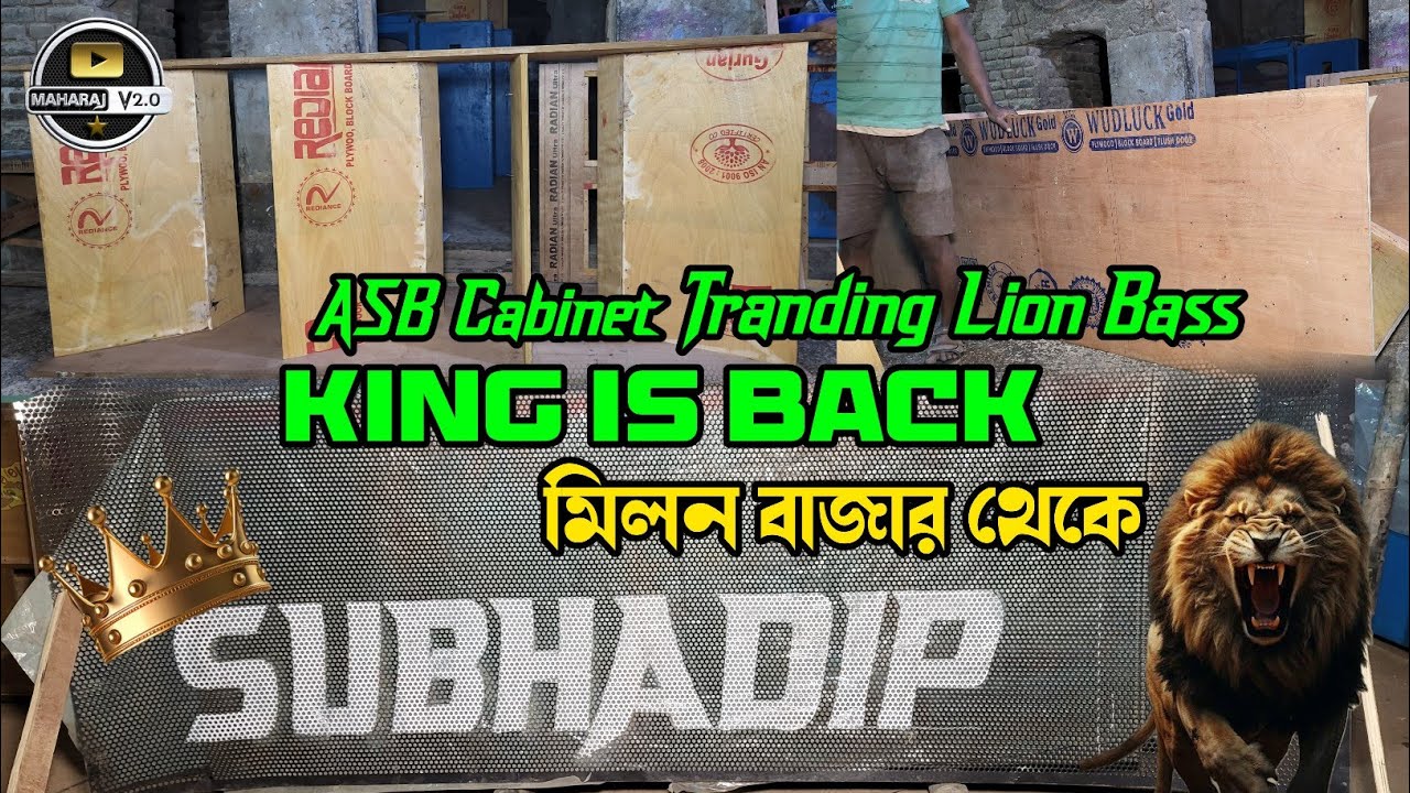 Subhadip Music🔥 মিলন বাজার থেকে সরস্বতী পূজোর আগে নতুন লায়ন ব্যাস রেডি ...