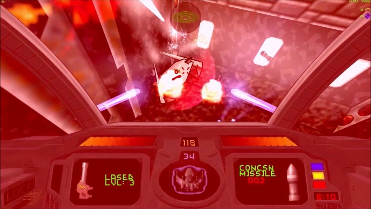 Descent 2 - Legacy of Chaos Longplay (D2X-XL) -- part 1 - YouTube