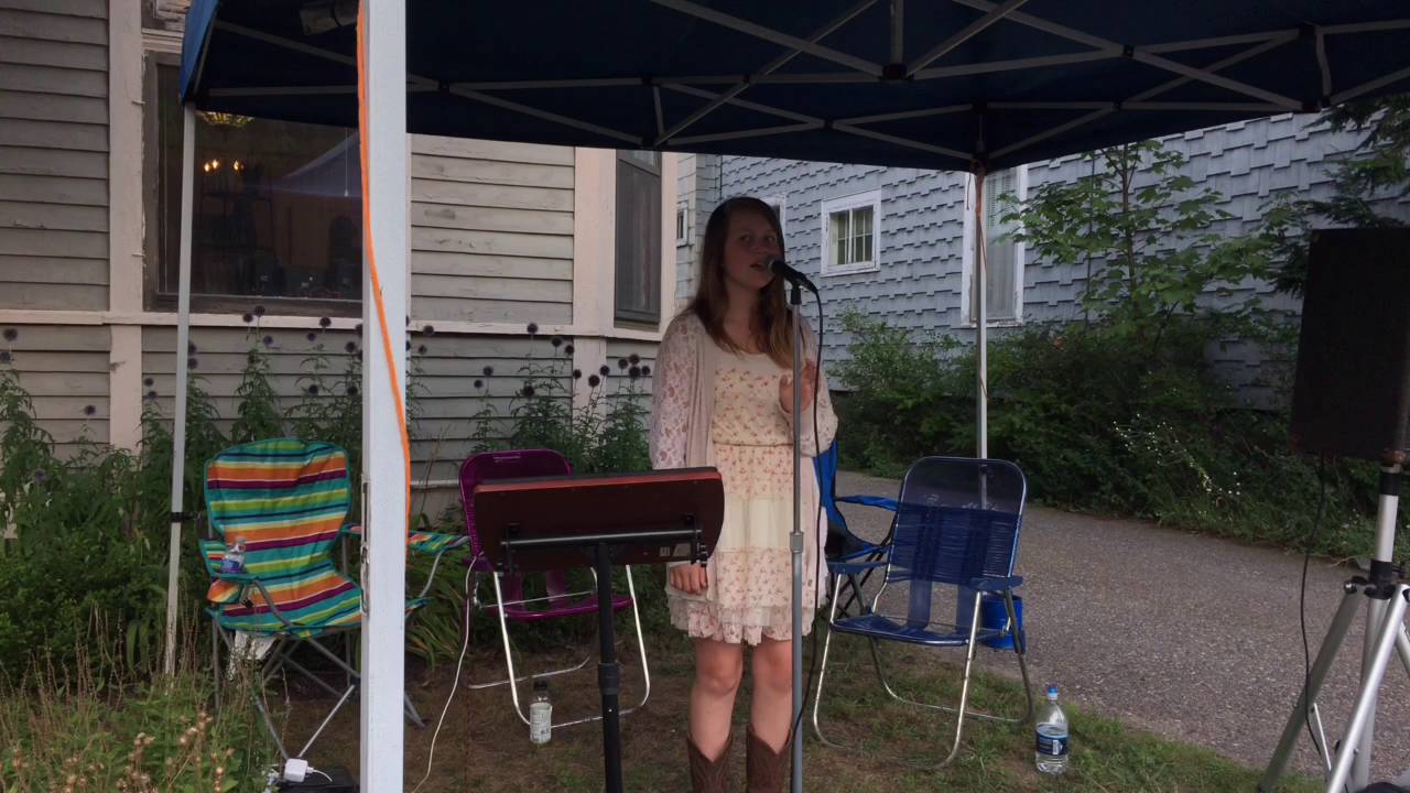 Adrienne Singing at Music on Third - YouTube