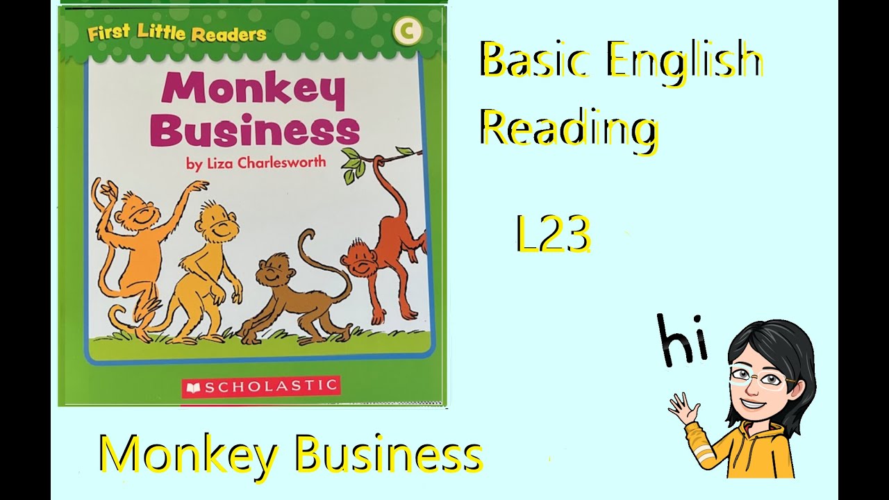 Basic English Reading C L23: Monkey Business - YouTube