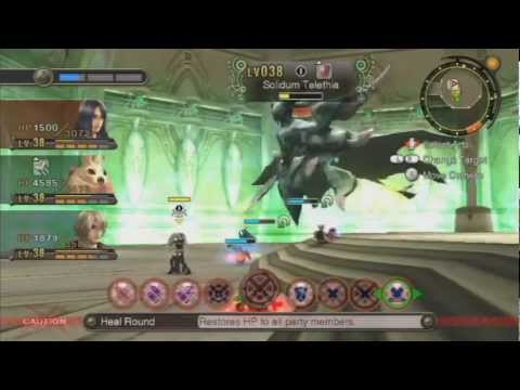Xenoblade Chronicles - Solidum Telethia and Tyrea Boss Fight - AKA Riki ...