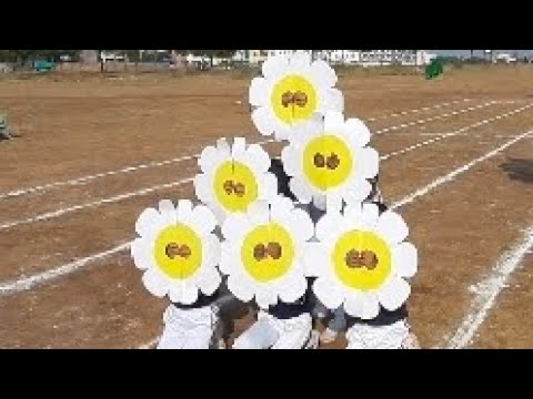 flower drill | sunflower drill | school sports day drill ...