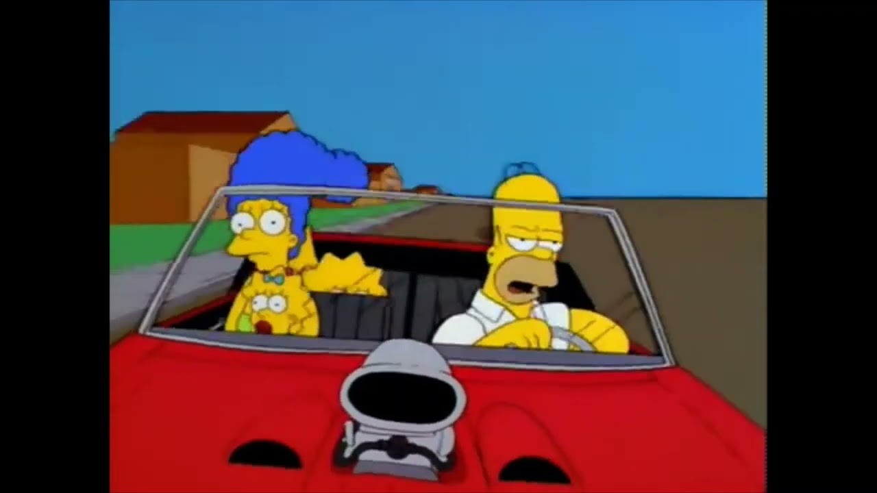 the simpsons clip seatbelts and airbags - YouTube