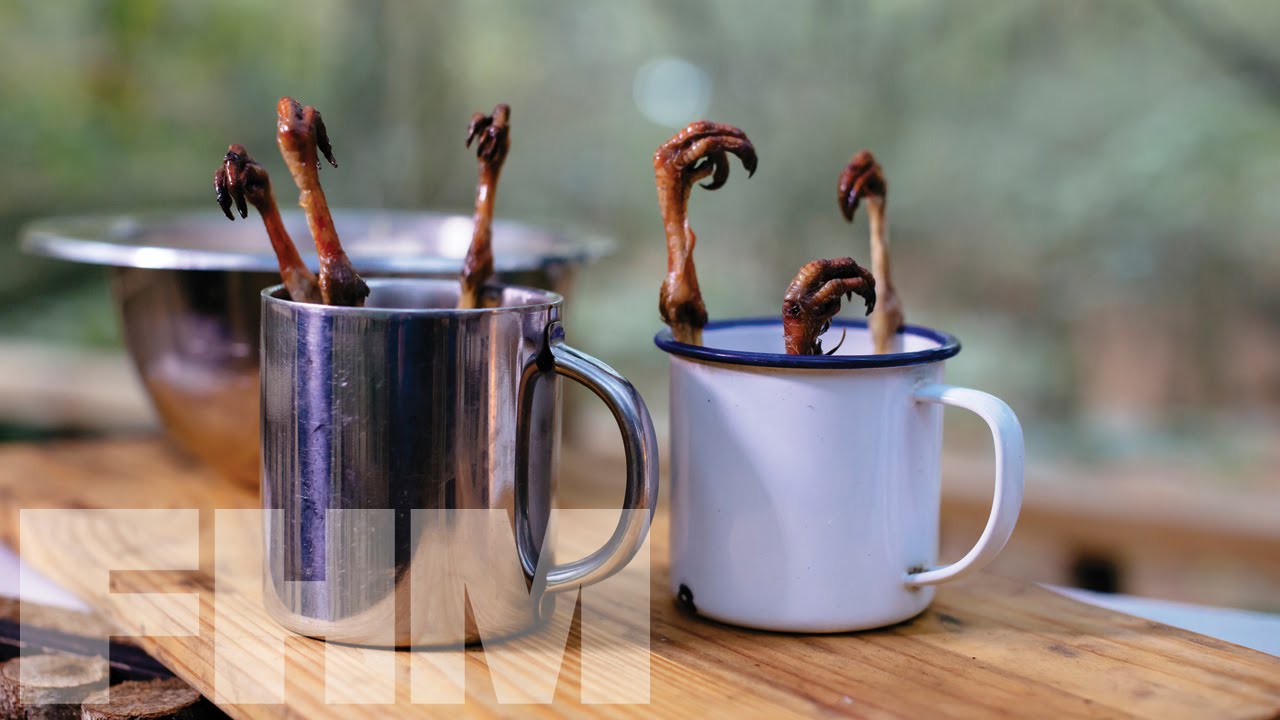 Delve into the wilderness for some delicious deep-fried bird lollies ...