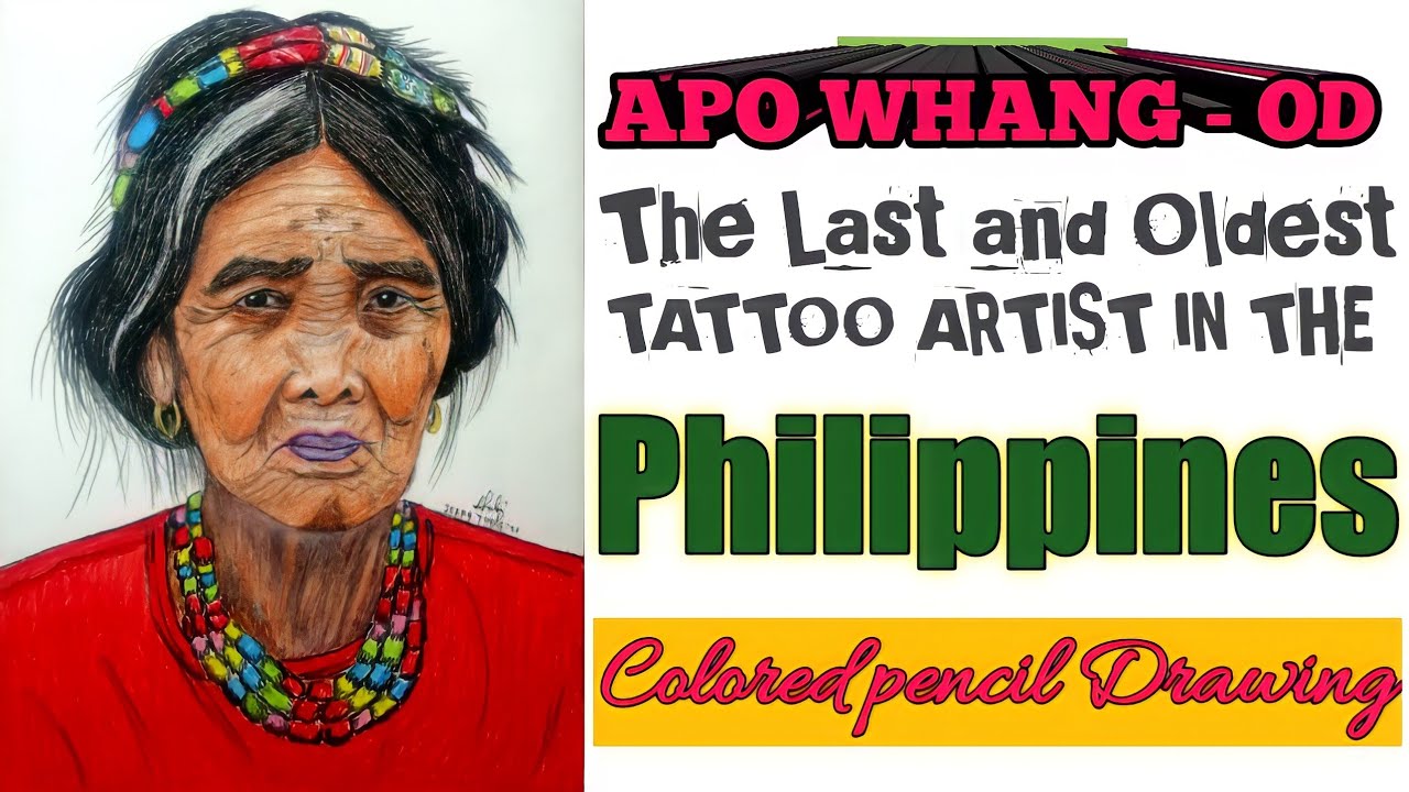 APO WHANG - OD (MAMBABATOK ) COLORED PENCIL DRAWING /JERRY TUBIG - YouTube