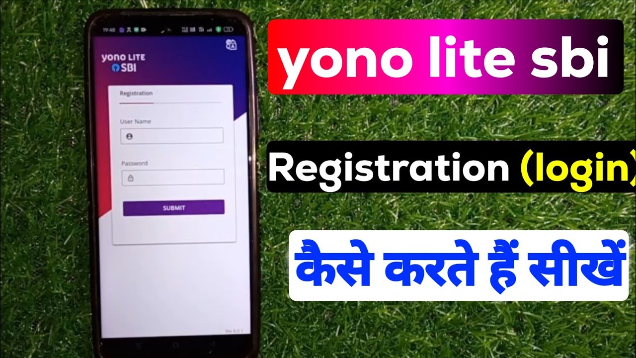 yono lite sbi registration || how to register yono lite sbi app - YouTube