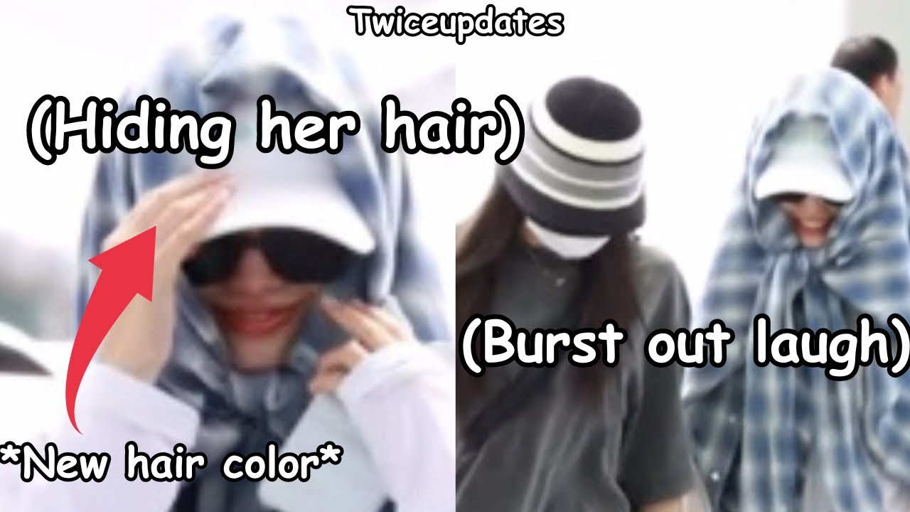 twice momo hiding her hair color and then there’s sana*misamo at ...