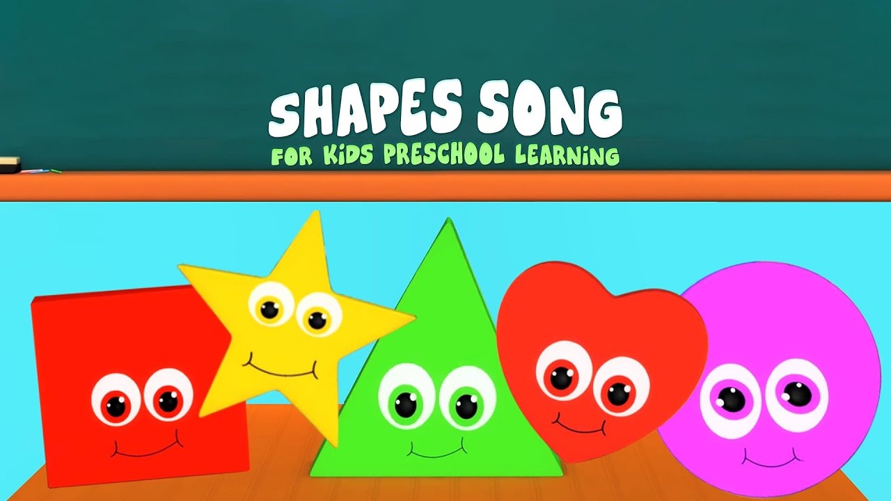 shapes song | shapes rhymes | we are shapes | Nursery Rhymes ...