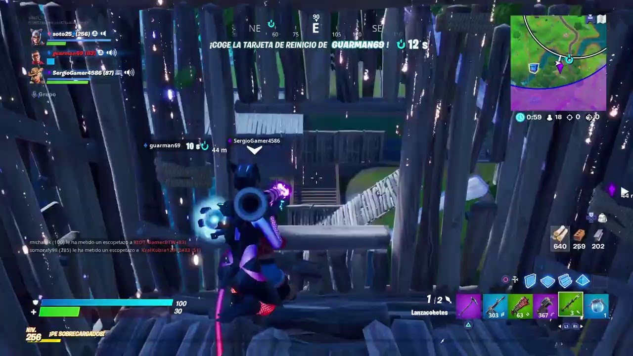 Fortnite Aaron jugando con el team - YouTube