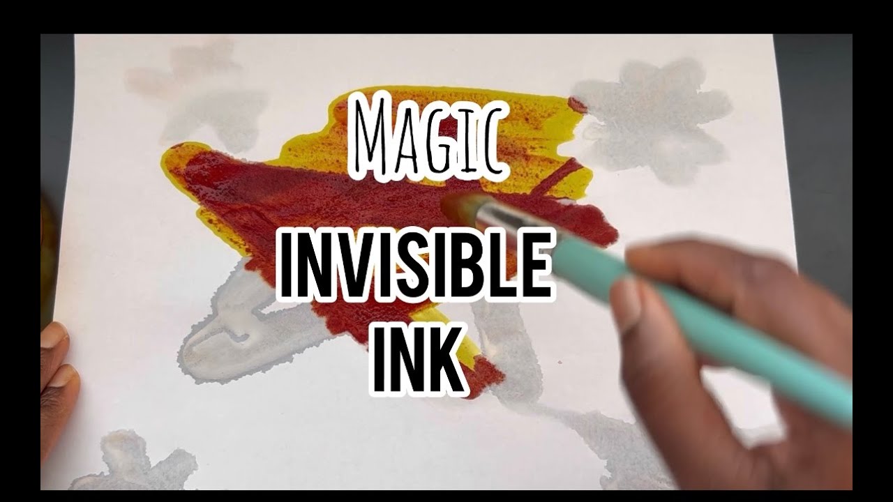 Magic Invisible Ink - YouTube