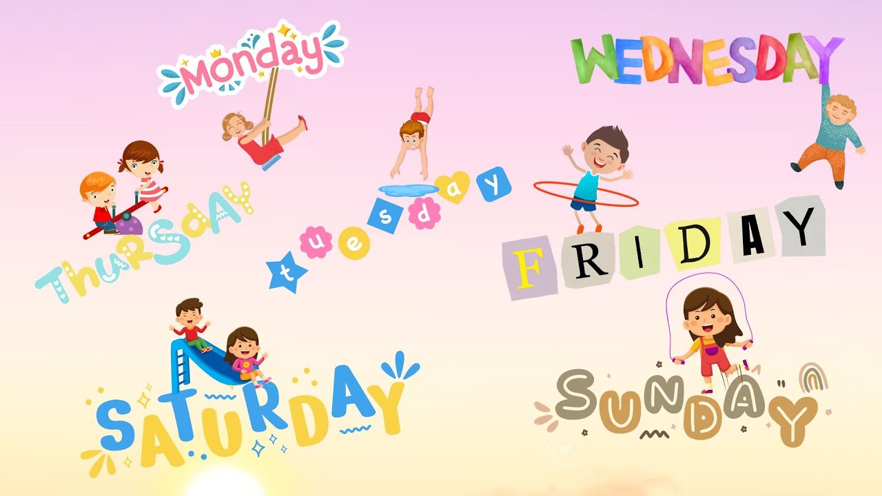 Days of the Week | learn 7 days of week | kids preschool teaching - YouTube
