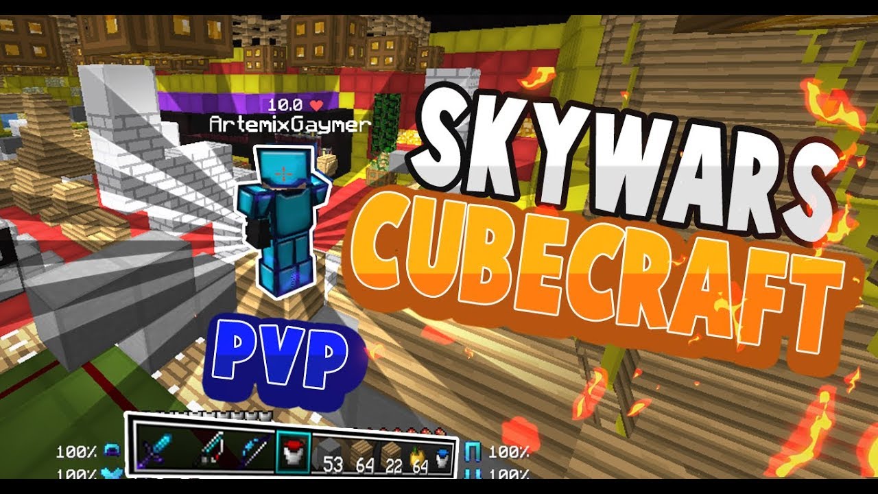 MI PRIMER VIDEO DE SKYWARS EN CUBECRAFT ! / MINECRAFT HD - YouTube