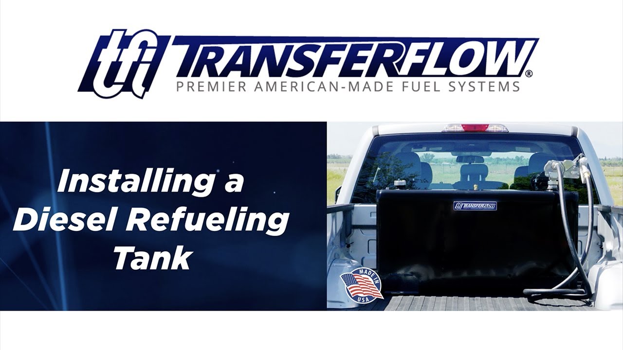 Installation of a Diesel Refueling Tank - YouTube