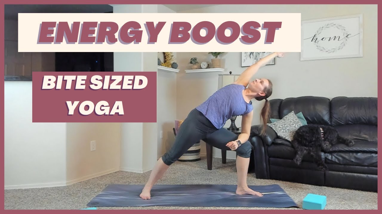 Bite Sized Yoga for an Energy Boost - YouTube