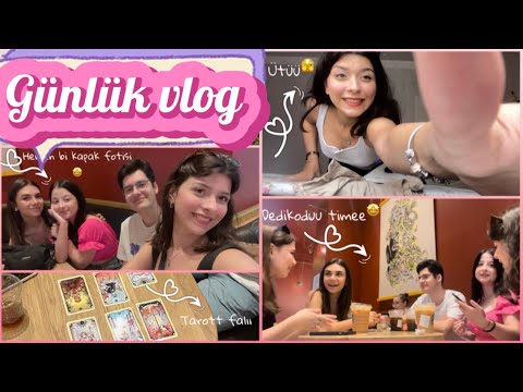 BENİMLE BİR GÜN|Lise arkadaşlarımla buluştum,tarot falı baktırdım,bol sohbet vee dedikodu|GÜNLÜKVLOG