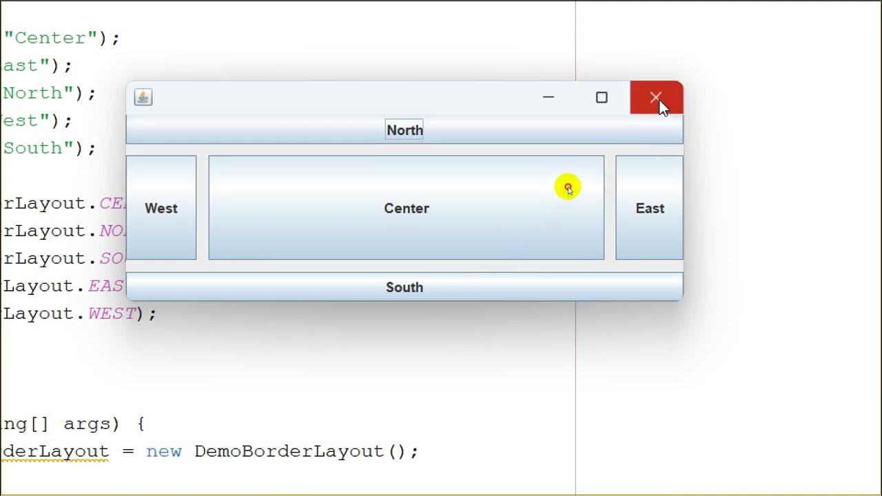 #Java3 #SOF203 Slide 3 Demo BorderLayout - YouTube