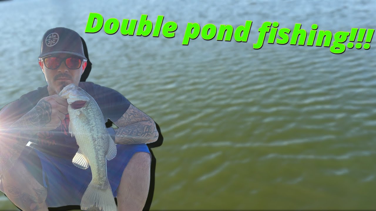 Double pond fishing!!! Fishing two separate ponds!! - YouTube