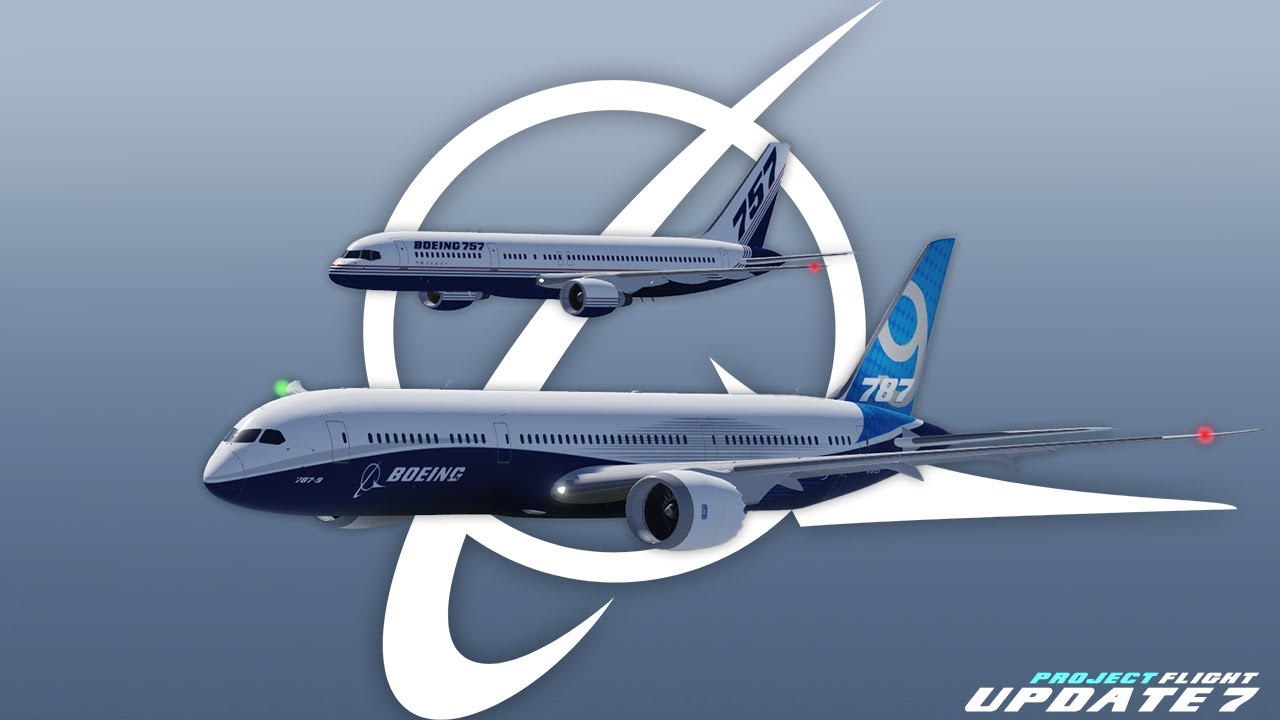 ️ Roblox Project Flight | [UPDATE 7] - Boeings 787 X 757 Cinematic ...