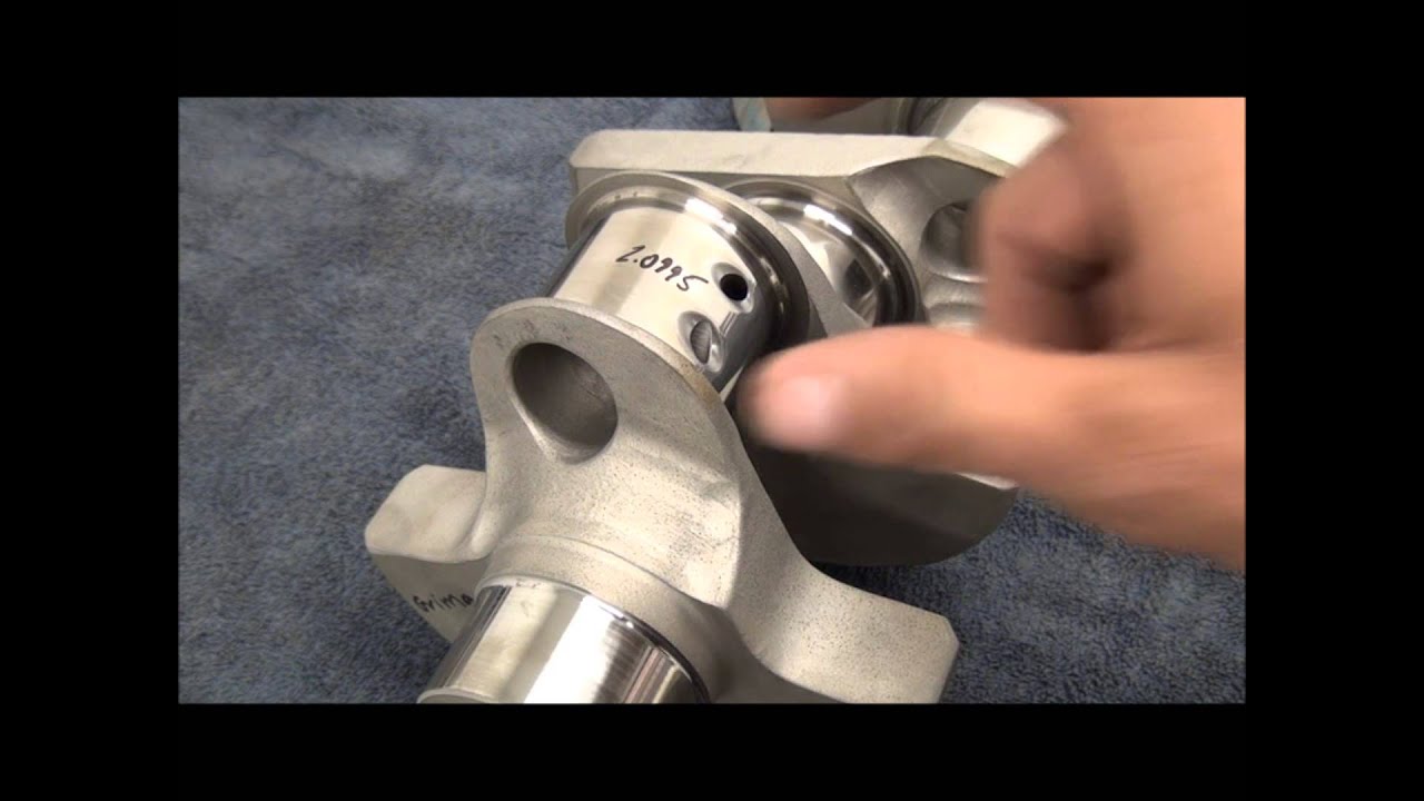 302 cranks with 2.100 rod journals - YouTube