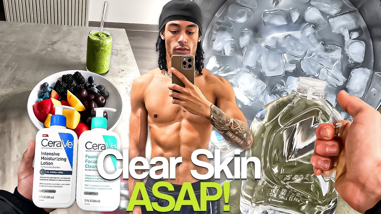 how to get clear skin for guys asap - YouTube