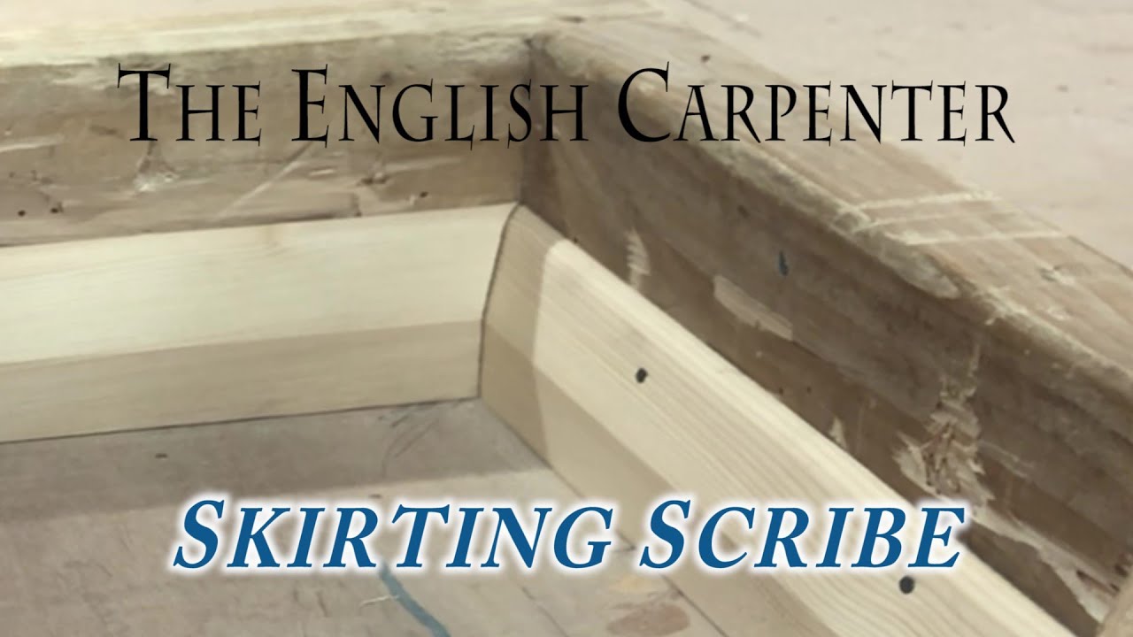 How to Scribe a Skirting board perfectly. - YouTube