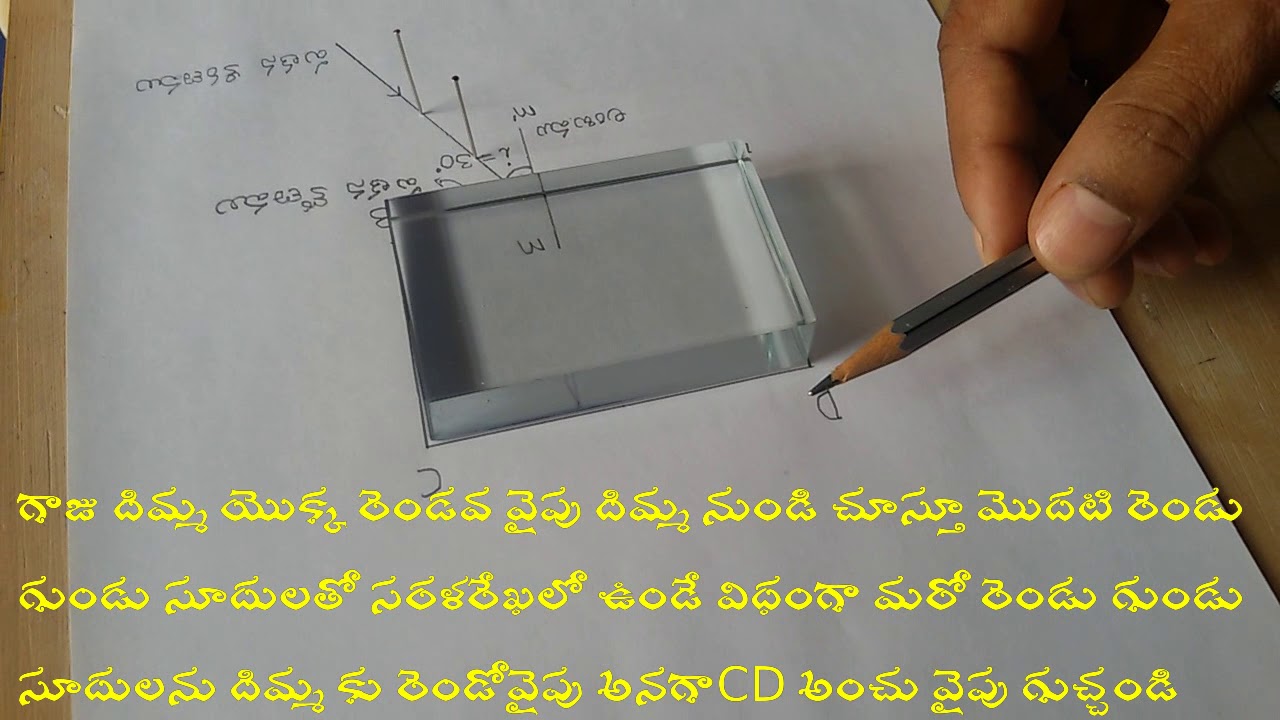 glass slab lab activity(Lateral shift) - YouTube