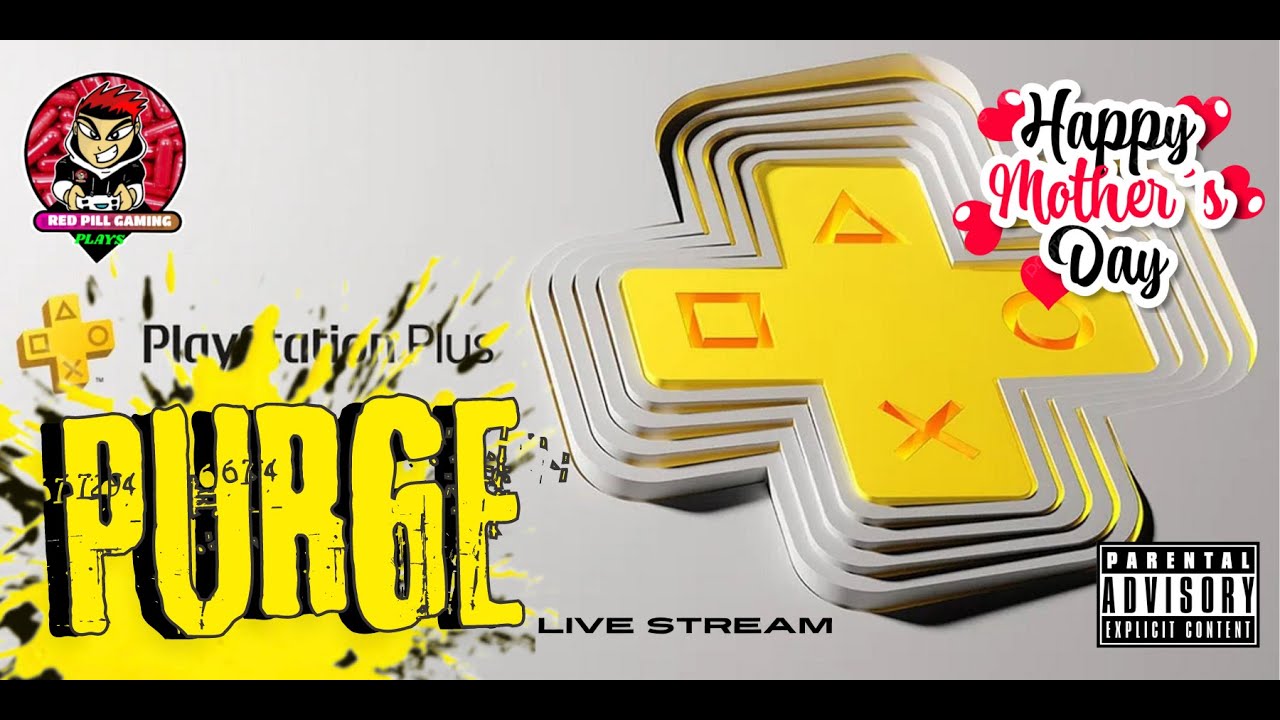 Red Pill Gaming plays with Rage- ps plus purge random games Live stream ...