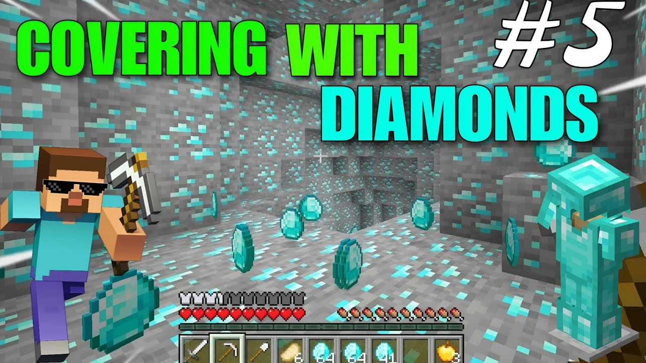 MINING FIRST TIME DIAMONDS IN DEEP | MINECRAFT GAMEPLAY | #5 | # ...