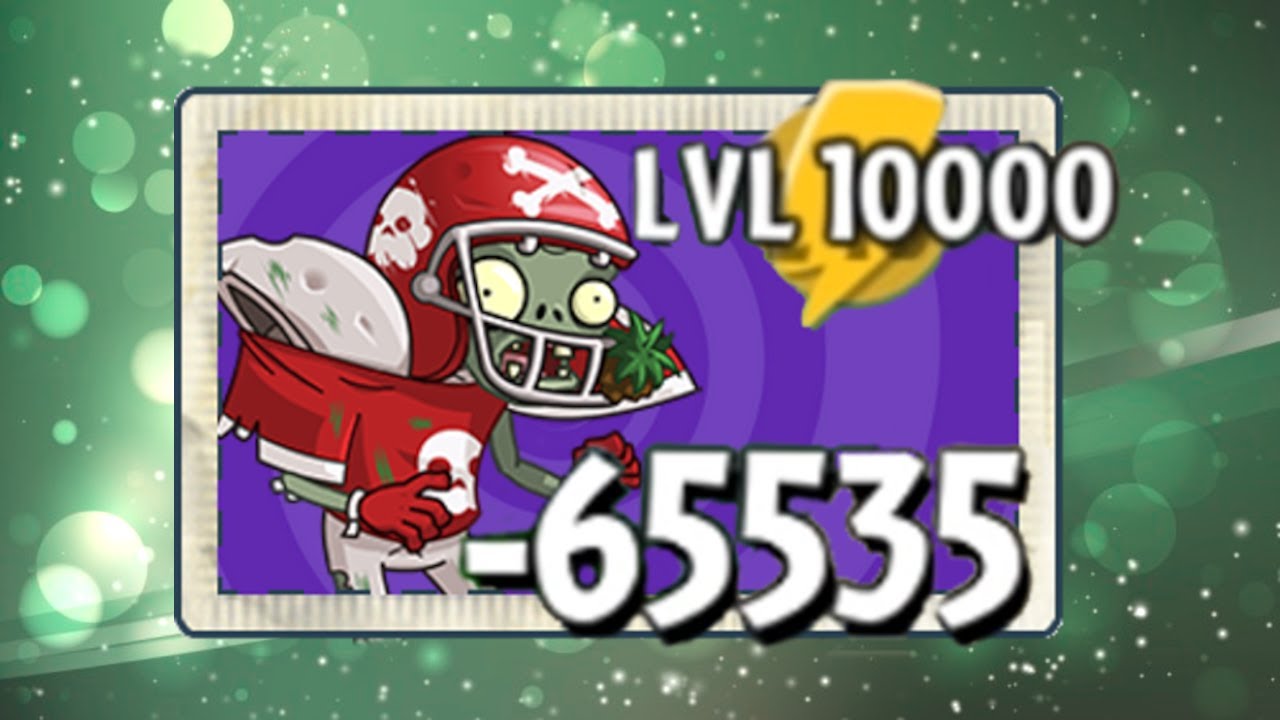 Plants vs Zombies 2 All star Zombie Level 10000 | MrongerPvZ2 - YouTube