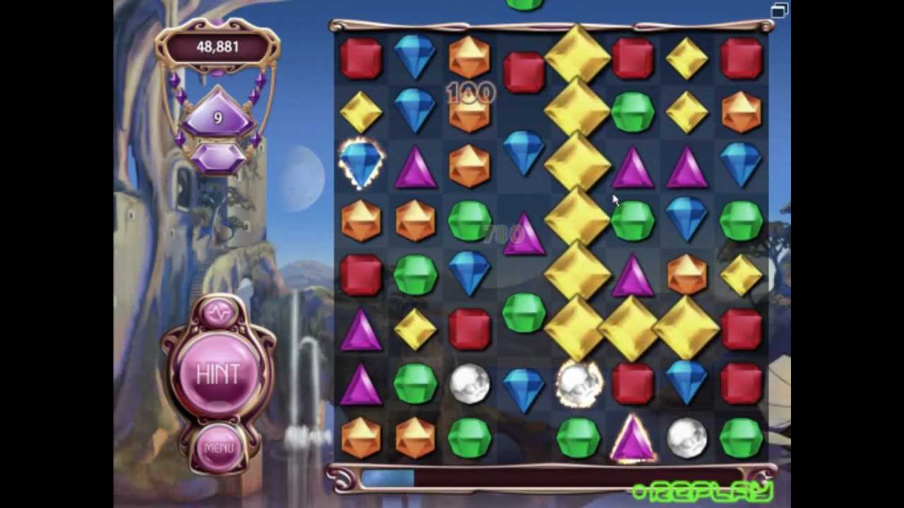 Bejeweled 3 | Supernova gem Luck - YouTube