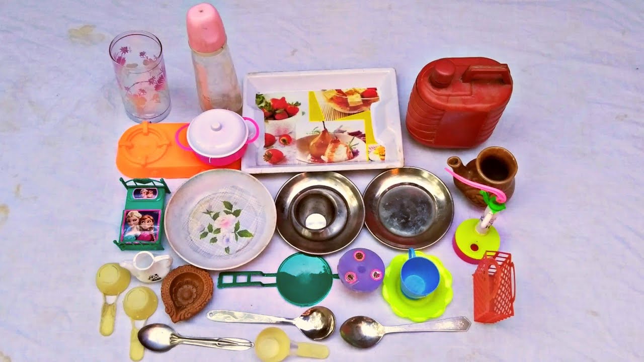Diy unboxing amazing mini kitchen set/mini kitchen set @Dolly#15 - YouTube