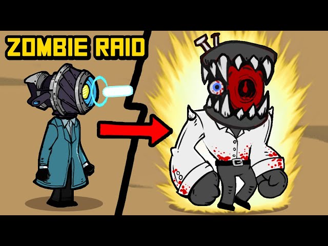 Zombie Raid - เปลี่ยนร่างเจ้าหัวกล้องปีศาจ!! [ เกมส์มือถือ ]