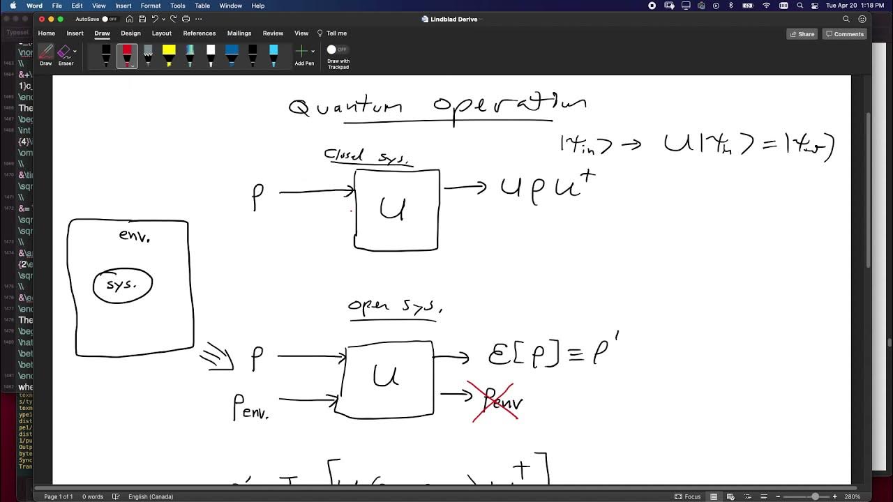 The Curiosity Effect #38 - Deriving the Markovian Lindblad Master ...