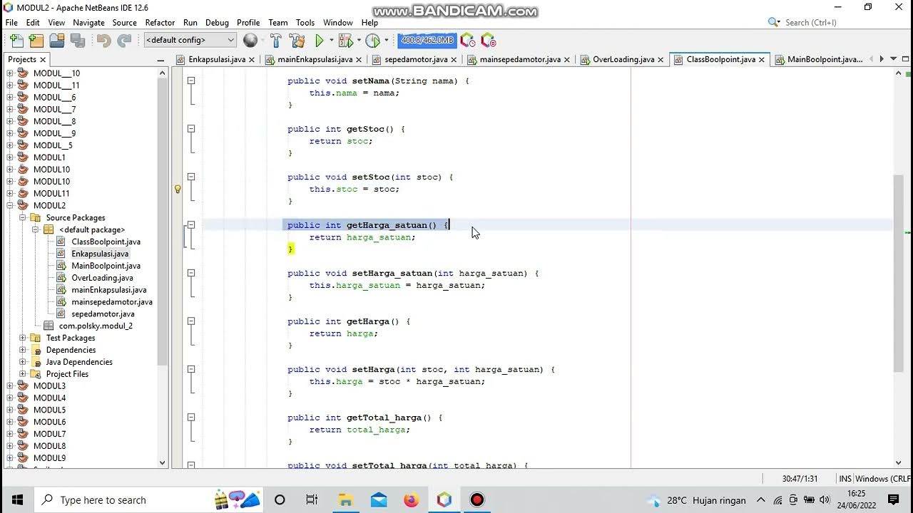 Laporan PBO Modul 2 - YouTube