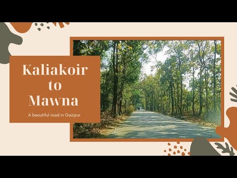 Kaliakoir to Mawna a beautiful road in Gazipur. - YouTube