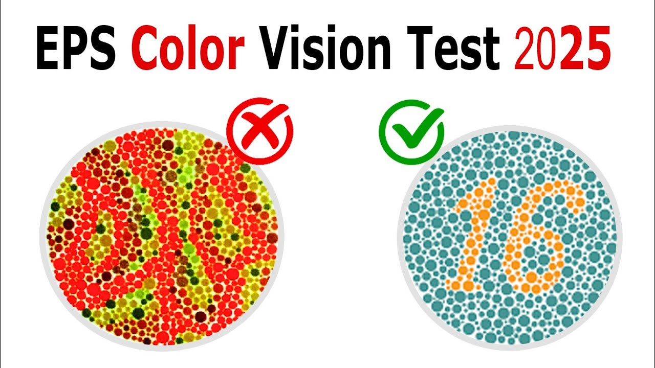 EPS ASPIRANT - Eps Exam Color Vision Test 2025 (Eps Topik Exam Color ...