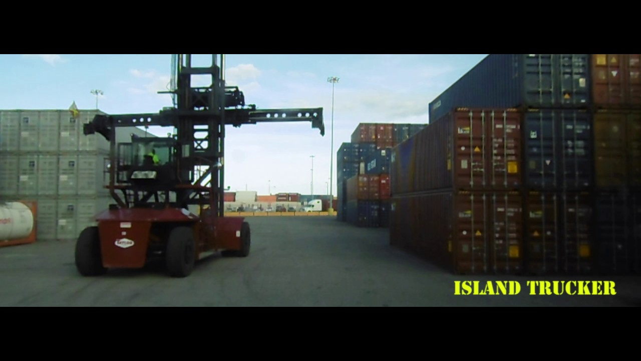 PICK UP CONTAINER AT THE PORT - YouTube