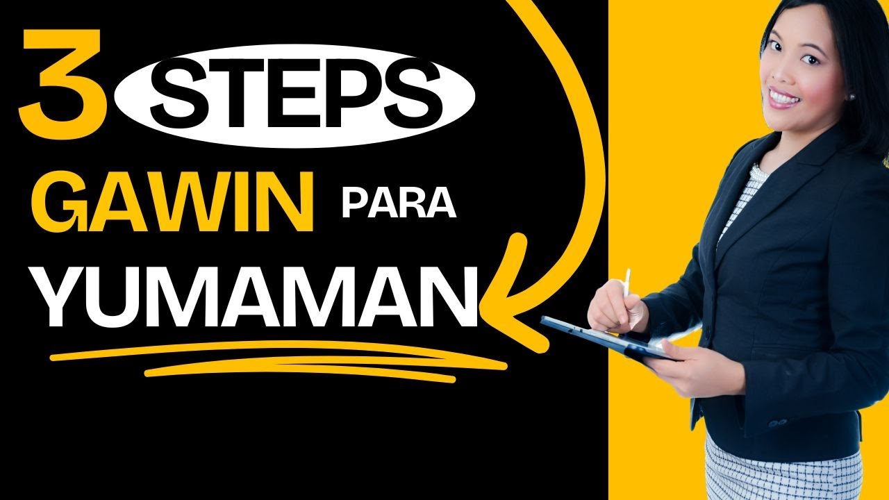 3 STEPS GAWIN PARA YUMAMAN - YouTube