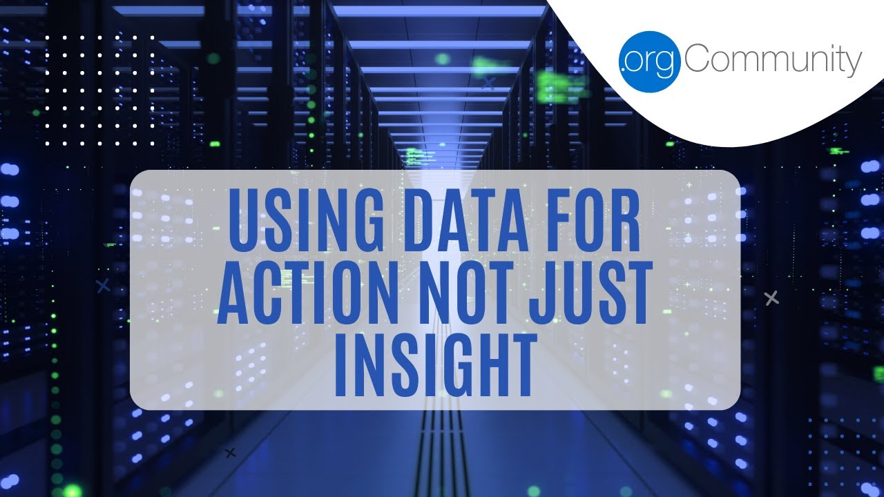 Using Data for Action Not Just Insight - YouTube