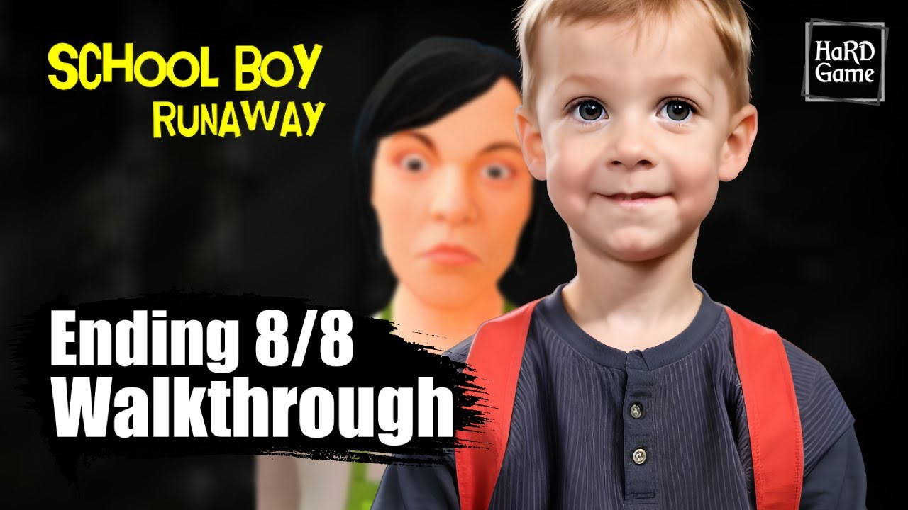 SchoolBoy Runaway — Walkthrough [Ending 8/8 / Hard Mode] - YouTube