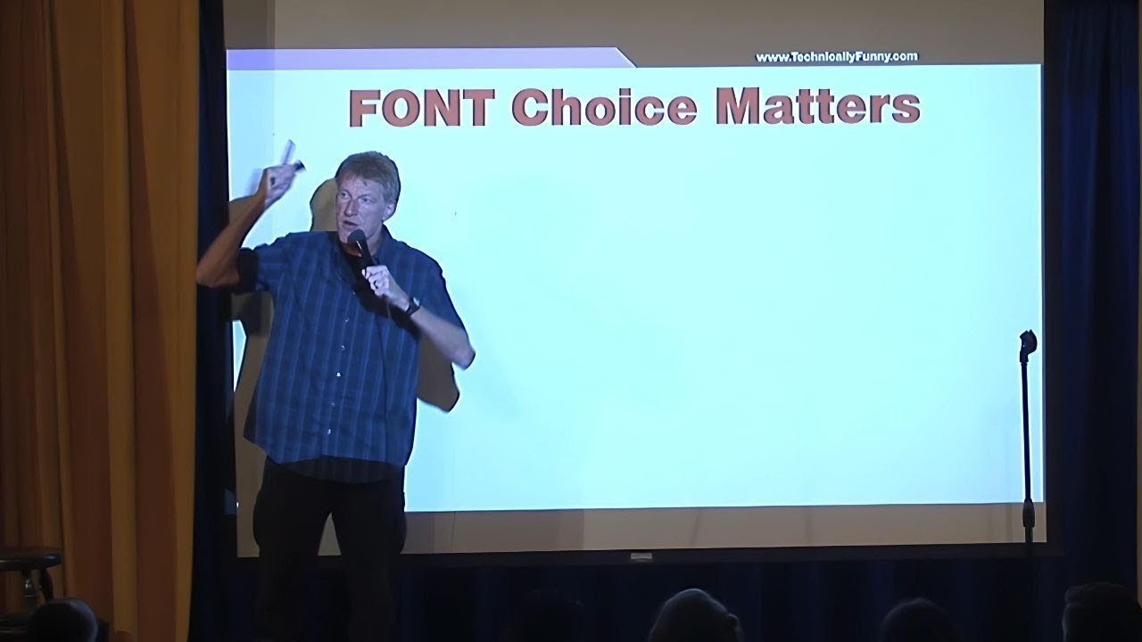 Font choice matters | Don McMillan Comedy - YouTube