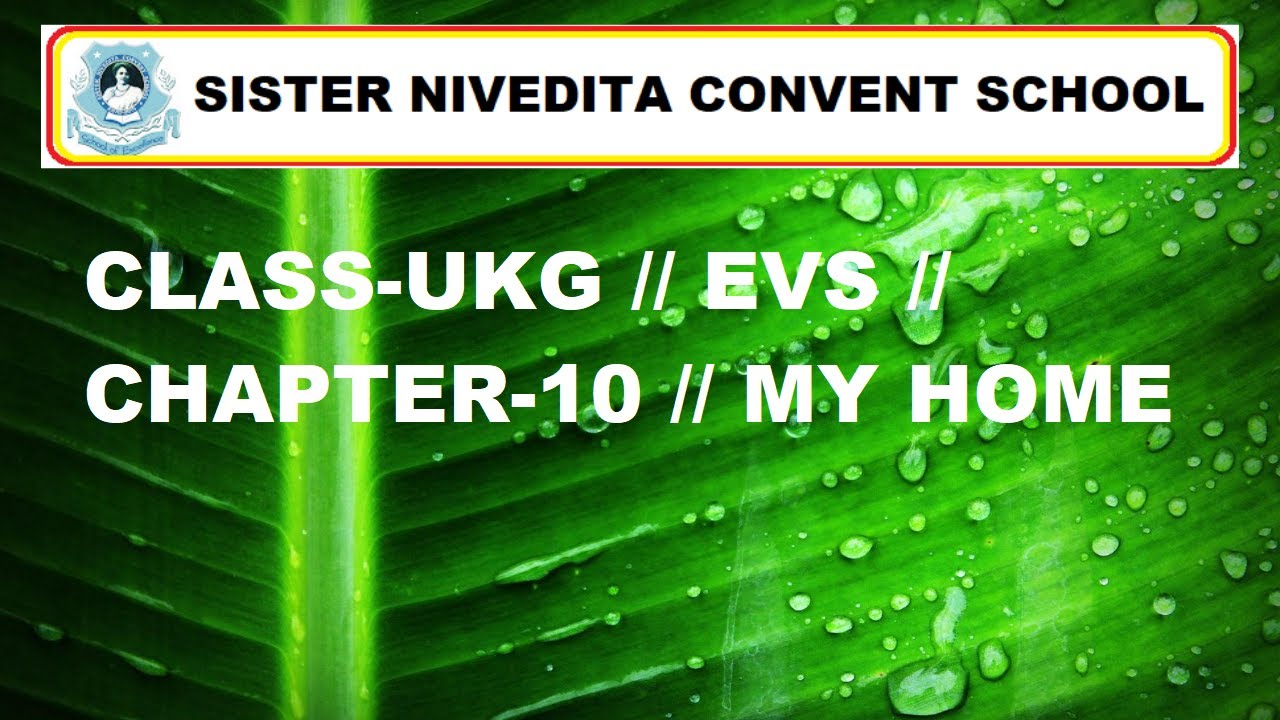 CLASS-UKG // EVS // CHAPTER-10 // MY HOME - YouTube