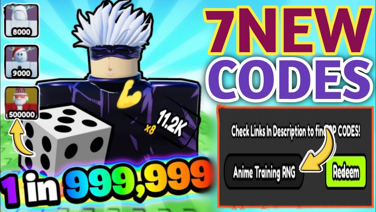 🎁 NEW GIFTS 🎁 ANIME TRAINING RNG ROBLOX CODES OCTOBER 2025 - ANIME ...