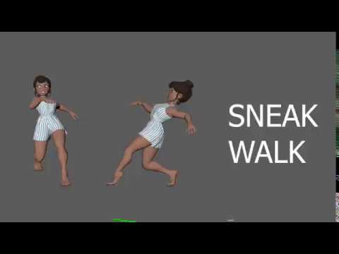Sneak walk animation in Maya as a part of my college assignments. - YouTube