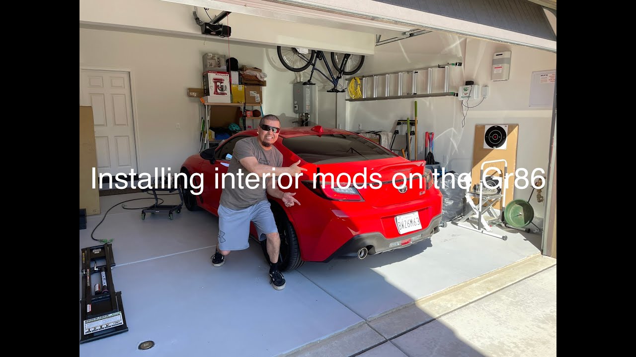 TOYOTA 2023 GR86 easy interior mods that POP! - YouTube