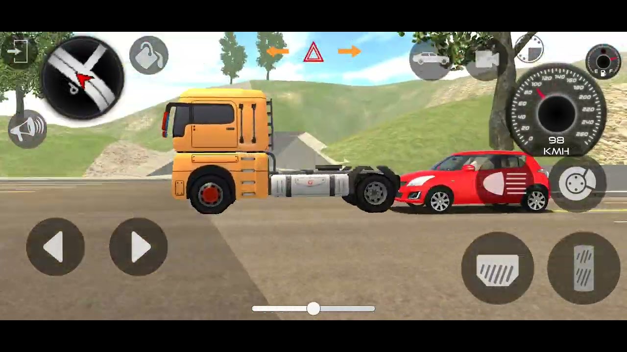 Swift Desire के हुए ब्रेक फेल|Gadi wala game swift Indian cars ...